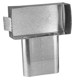 Oval Stackhead Galvanized 10" x 6" x 4" - 10X6X4-5070