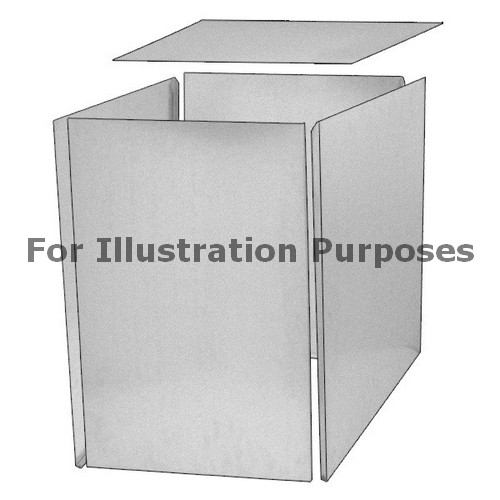 Adjustable Top Plenum Galvanized >>LIMITED STOCK CLEARANCE ITEM