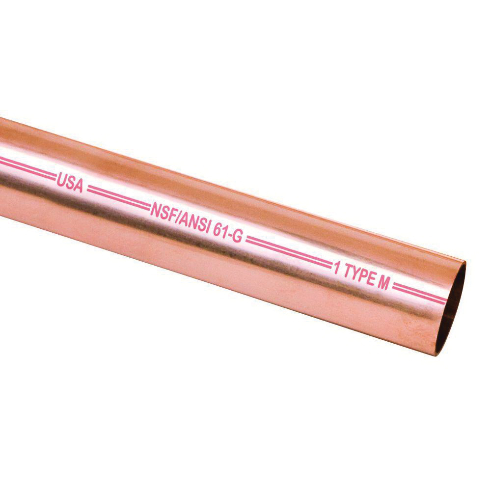 Hard Drawn Temper Straight Pipe Type L Copper 4" x 20' Heating/ Potable Water - COP4X20L
